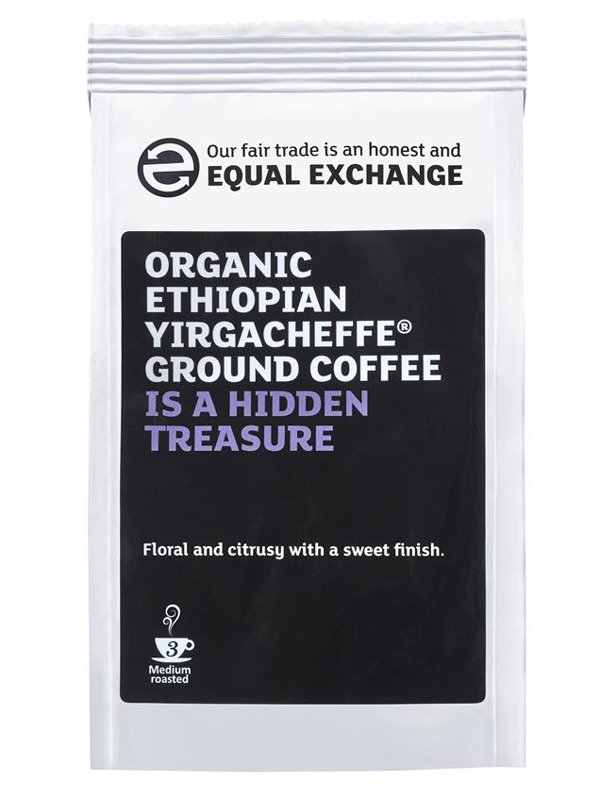 Ethiopian Yirgacheffe Ground Coffee, Organic 227g (Equal Exchange) | Healthy Supplies