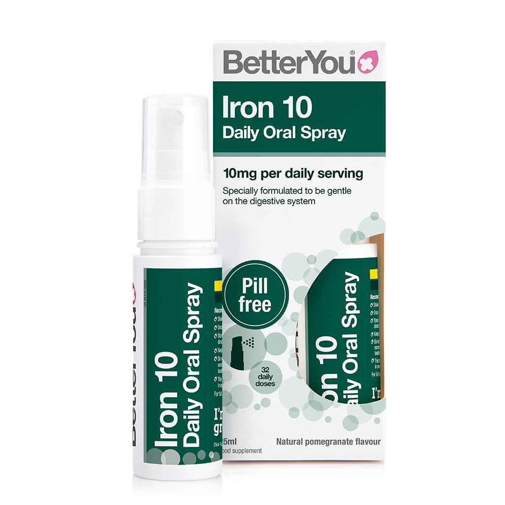 Iron 10 Oral Spray 25ml (BetterYou) | Healthy Supplies