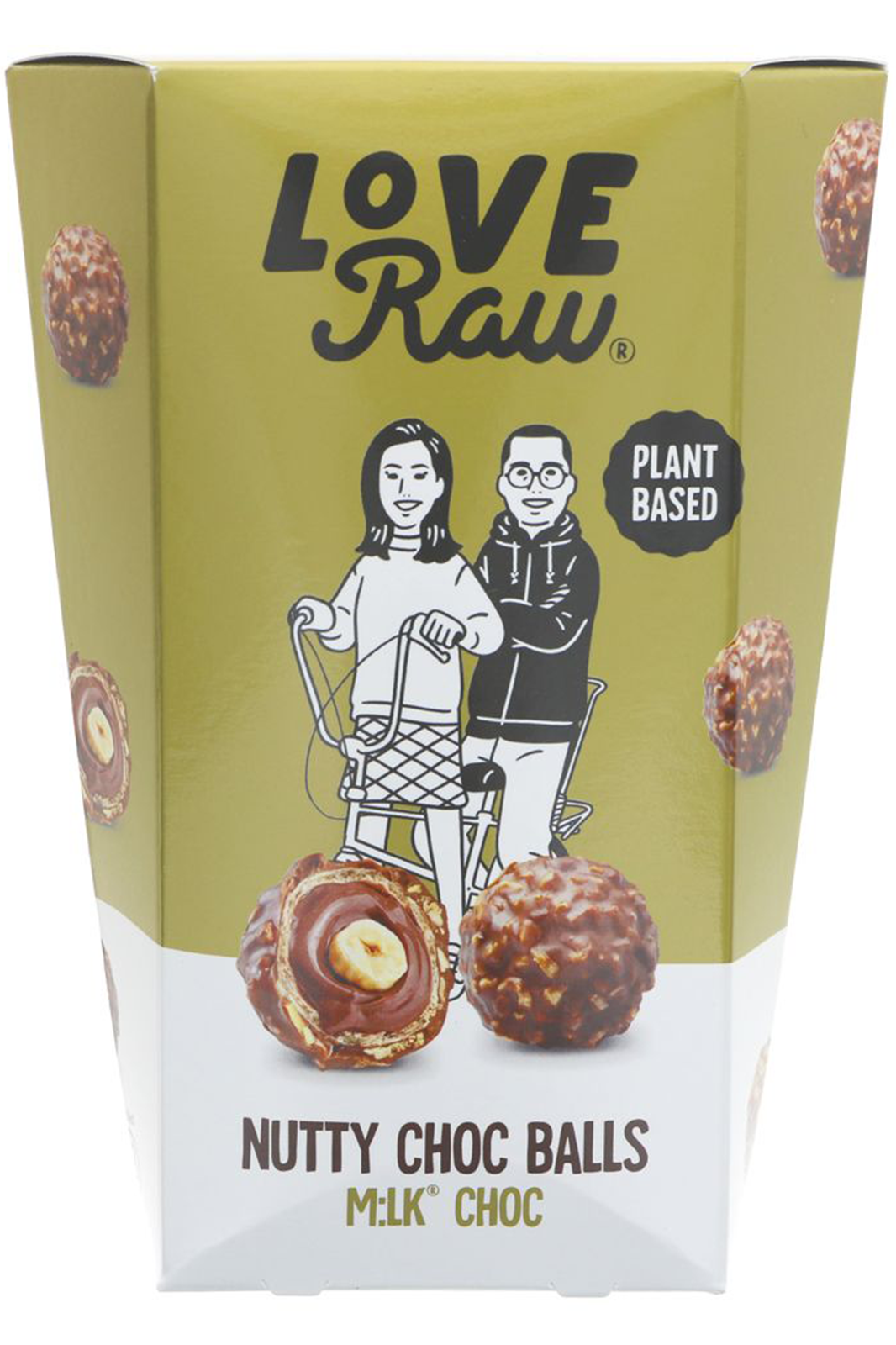 Vegan Milk Choc Nutty Choc Balls 126g (Loveraw) | Healthy Supplies