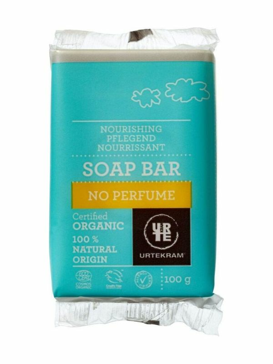 No Perfume Soap Bar, Organic 100g (Urtekram) | Healthy Supplies