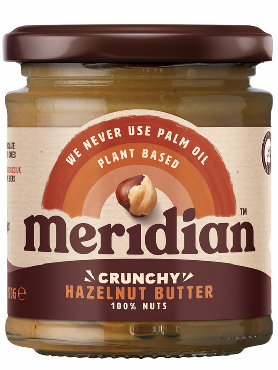 Crunchy Hazelnut Butter 170g (Meridian) | Healthy Supplies