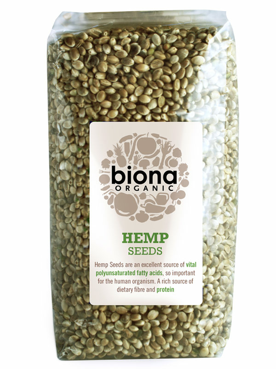 Organic Hemp Seeds - Biona 250g | Healthy Supplies