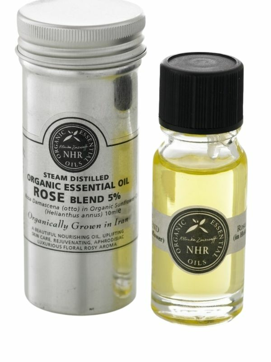 Organic Rose Otto Blend 10ml, Food Grade (NHR Organic Oils) | Healthy ...