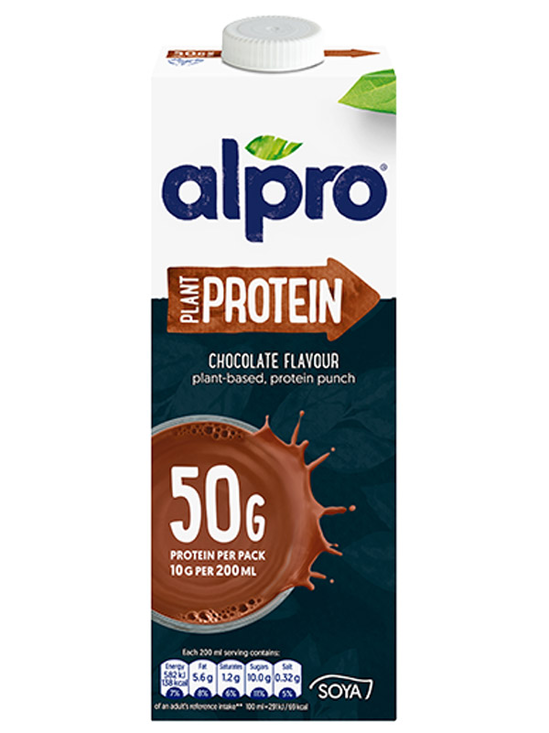 Plant Protein Soya Chocolate Drink 1L (Alpro) | Healthy Supplies