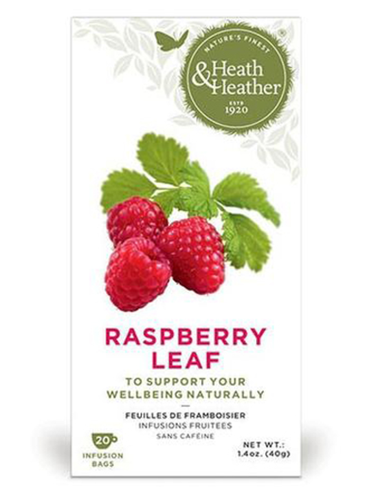 Heath & Heather Raspberry Leaf Herbal Tea - 20 bags | Healthy Supplies