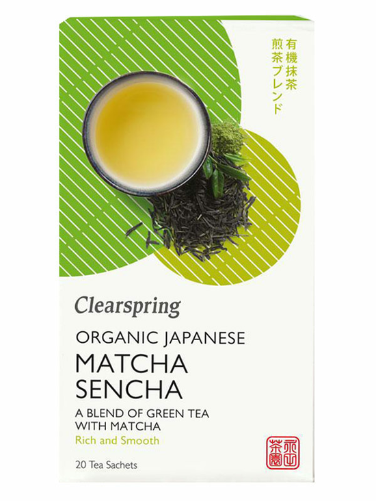 Matcha Green Tea Blend, Organic, 20 bags (Clearspring) | Healthy Supplies