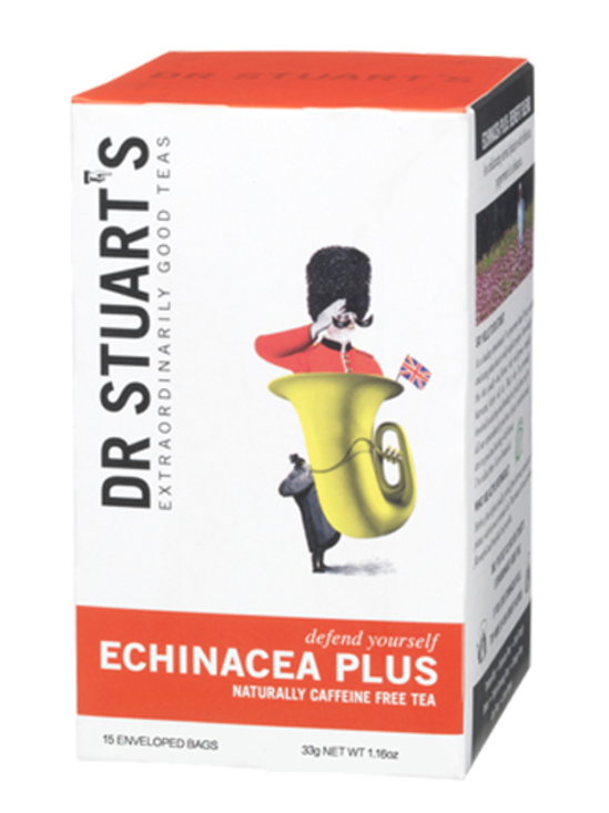 Dr Stuart's Echinacea Plus Herbal Tea - 15 bags | Healthy Supplies
