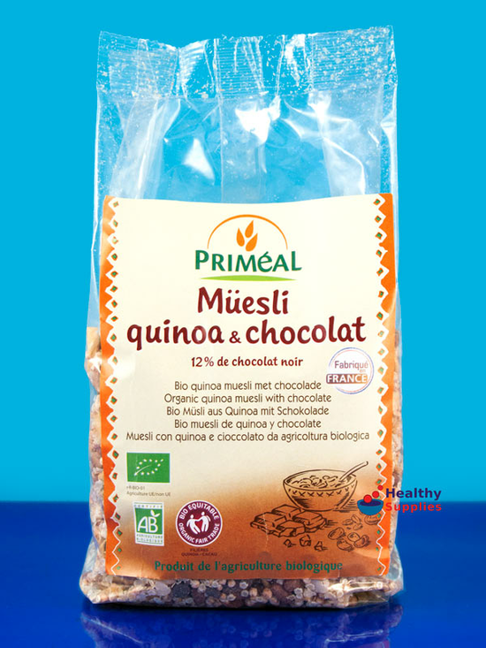 Quinoa Muesli with Chocolate, Organic 350g (Primeal) | Healthy Supplies