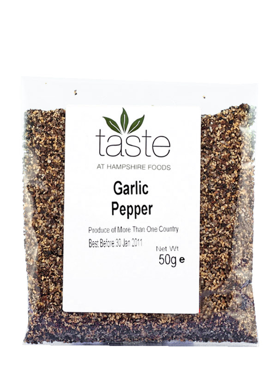 Hampshire Foods Garlic Pepper 50g | Healthy Supplies