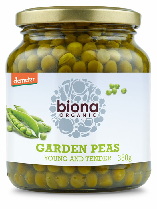 Organic Garden Peas 350g (Biona) | Healthy Supplies