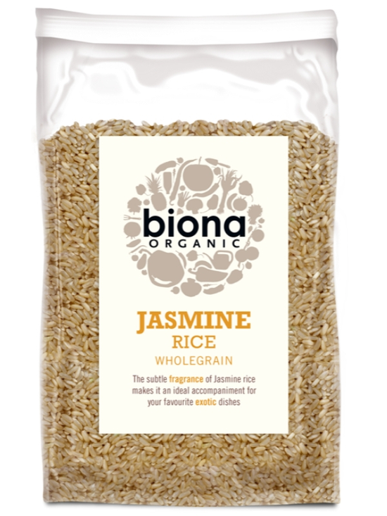 Organic Jasmine Brown Rice 500g (Biona) | Healthy Supplies