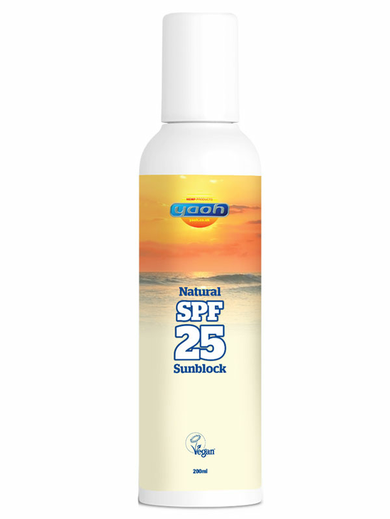 Natural Sunblock SPF 25 200ml (Yaoh) | Healthy Supplies