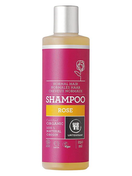 Rose Shampoo for Normal hair, Organic 250ml (Urtekram) | Healthy Supplies