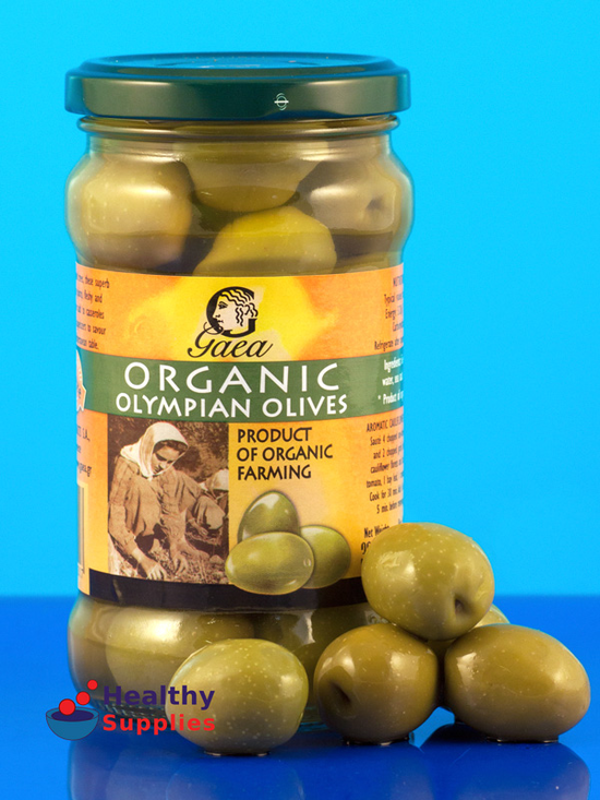 Olympian Green Olives, Organic 300g (Gaea) | Healthy Supplies
