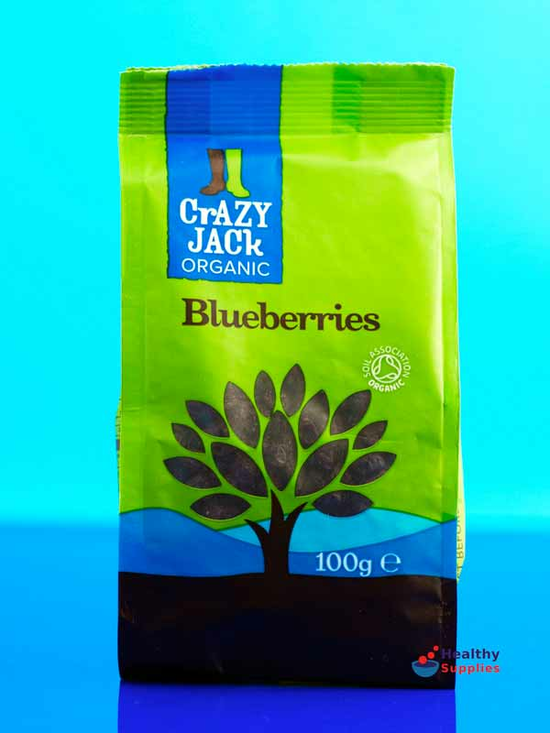 Blueberries 100g (Crazy Jack Organic) | Healthy Supplies