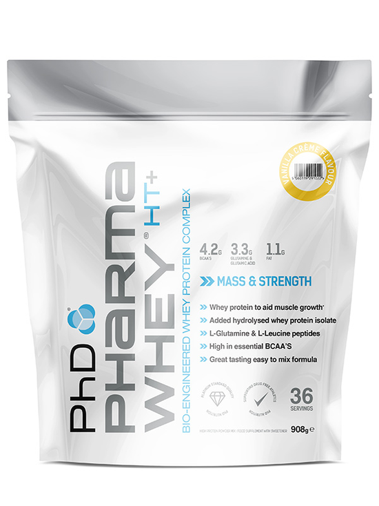 Pharma Whey Vanilla Creme Protein Powder 908g (PHD Nutrition) | Healthy ...