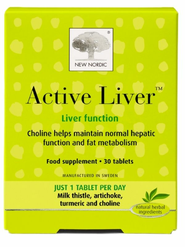 Active Liver 30 tablets (New Nordic) | Healthy Supplies