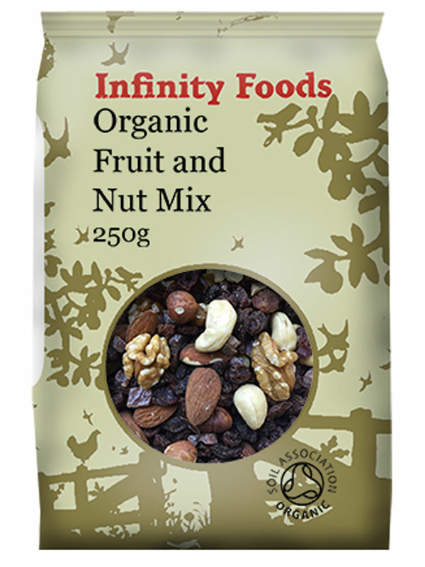 Fruit and Nut Mix, Organic 250g (Infinity Foods) | Healthy Supplies