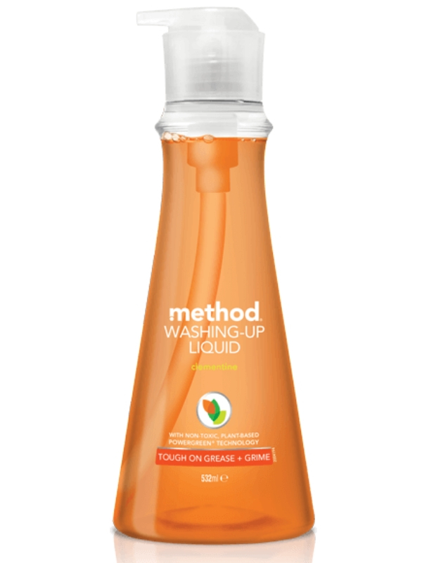 Washing Up Liquid Clementine 532ml (Method) | Healthy Supplies