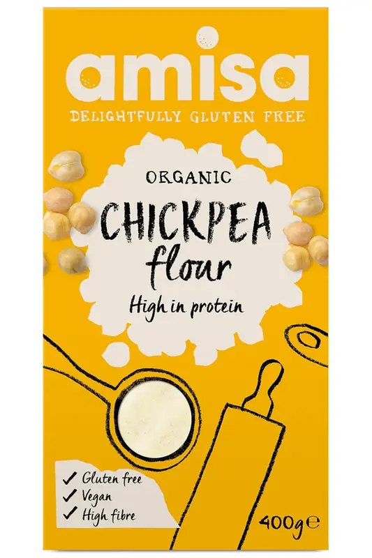 Organic Chick Pea Flour 400g (Amisa) | Healthy Supplies