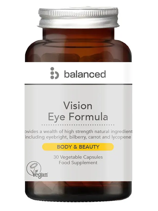 Vision Eye Formula 30 Capsules (Balanced) | Healthy Supplies