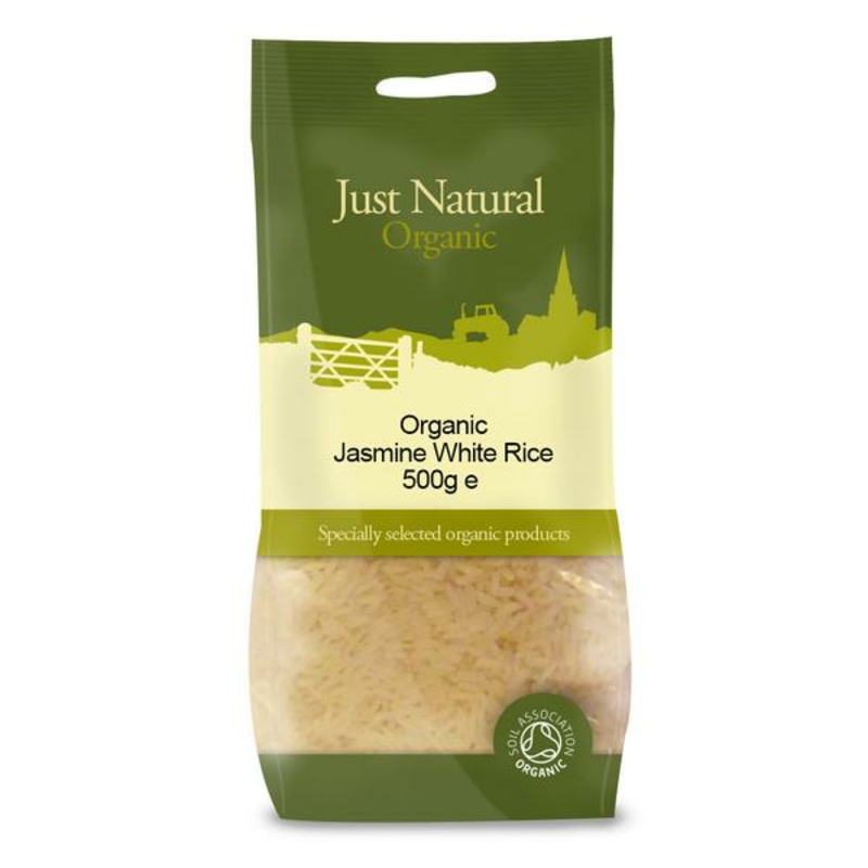 Jasmine Rice White 500g, Organic (Just Natural Organic) | Healthy Supplies