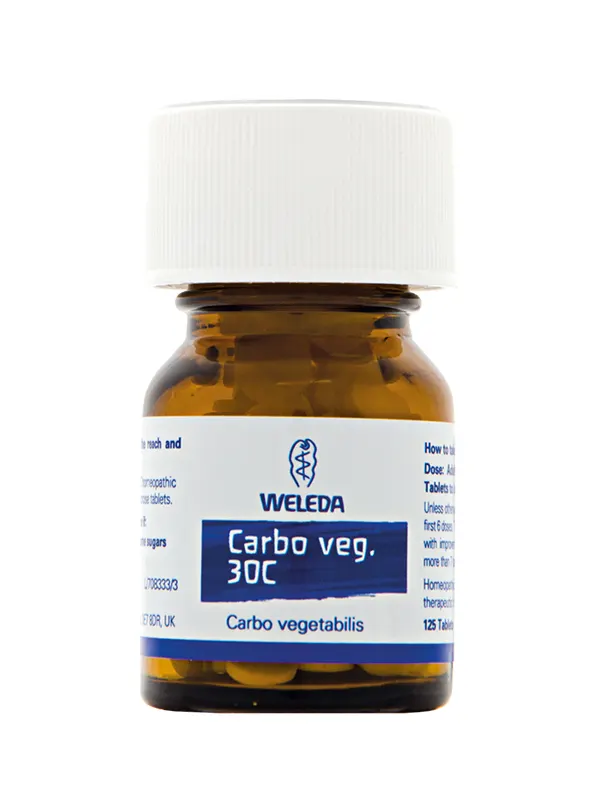 Carbo Veg 30C 125 tablets (Weleda) | Healthy Supplies