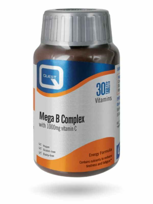 Mega B 100 30 tablet (Quest) | Healthy Supplies