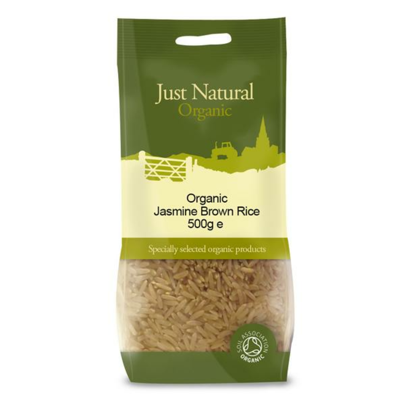 Jasmine Brown Rice 500g, Organic (Just Natural Organic) | Healthy Supplies