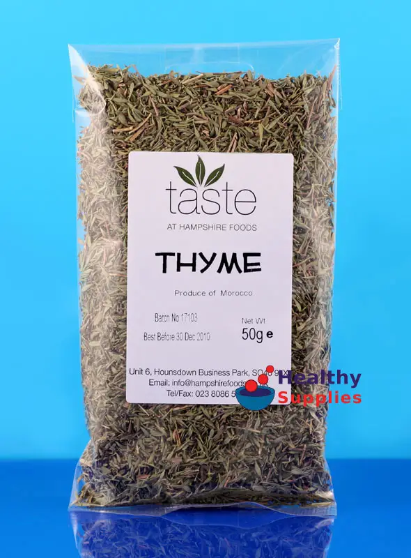 Thyme 50g (Hampshire Foods) | Healthy Supplies