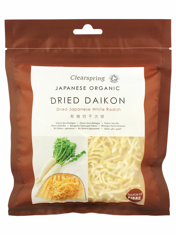 Dried Daikon, Organic 30g (Clearspring) | Healthy Supplies