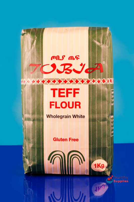 Wholegrain White Teff Flour 1kg (Tobia Teff) | Healthy Supplies
