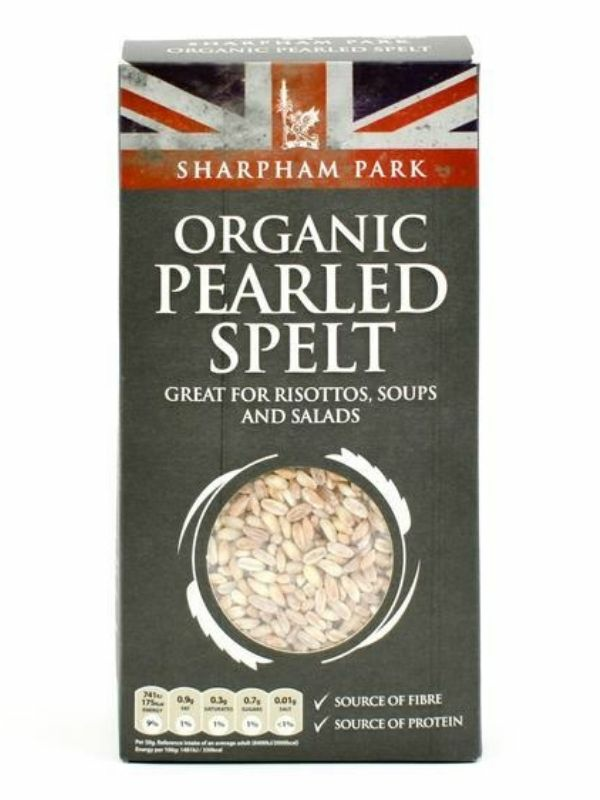 Pearled Spelt Grain, Organic 500g (Sharpham Park) | Healthy Supplies