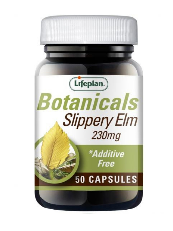 Slippery Elm 230mg 50 Vegcaps (Lifeplan) | Healthy Supplies