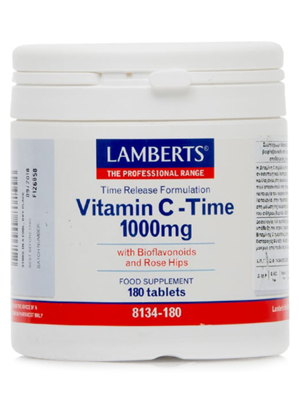 Time Release Vitamin C 1000mg, 180 Tablets (Lamberts) | Healthy Supplies