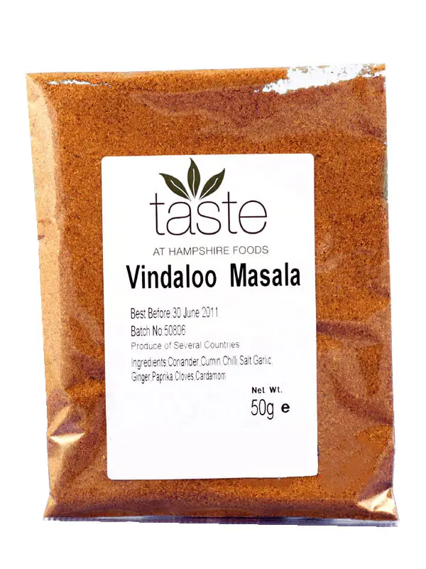 Vindaloo Curry Powder 50g (Hampshire Foods) | Healthy Supplies