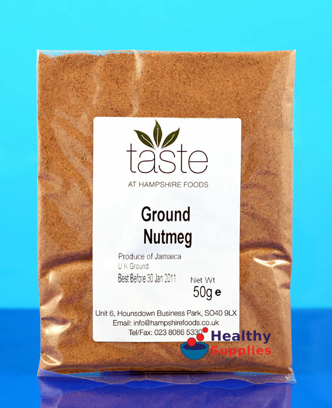 Ground Nutmeg 50g (Hampshire Foods) | Healthy Supplies