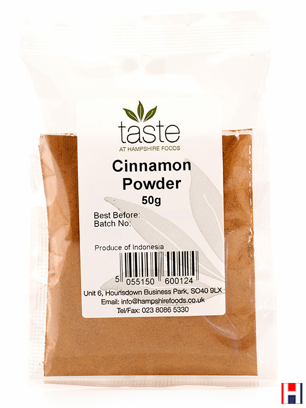 Cinnamon Powder 50g (Hampshire Foods) | Healthy Supplies