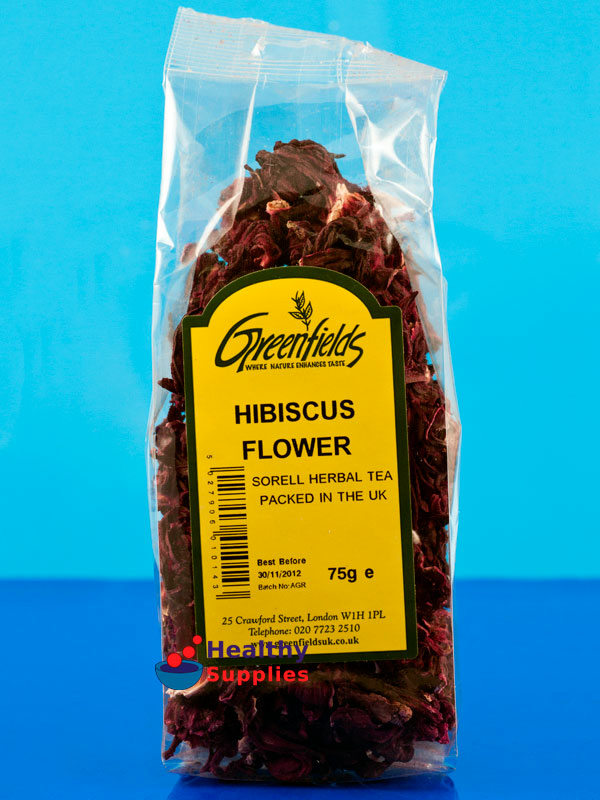 Hibiscus Flower Petals 100g - Greenfields | Healthy Supplies