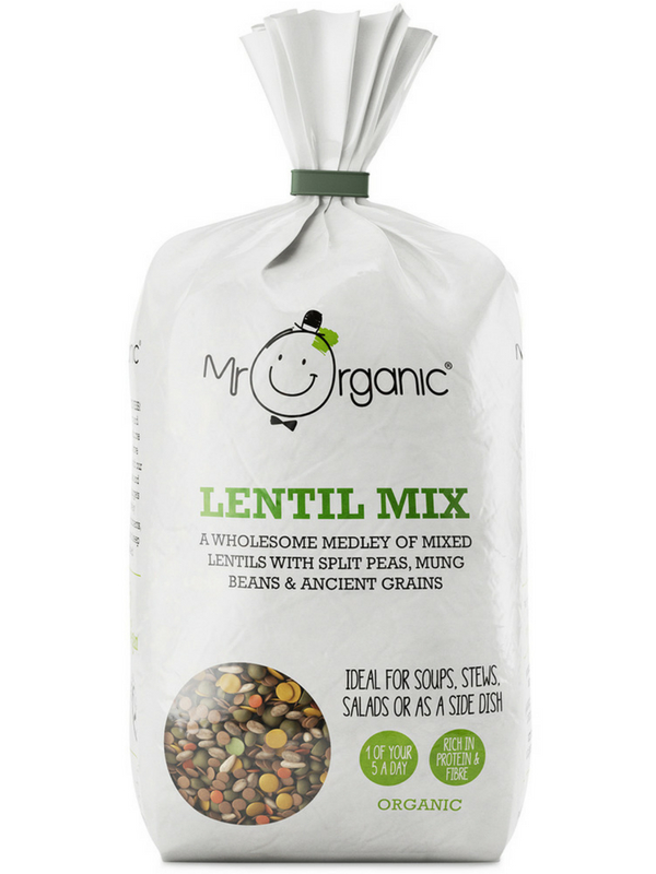 Dried Lentil Variety Mix, Organic 500g (Mr Organic) | Healthy Supplies