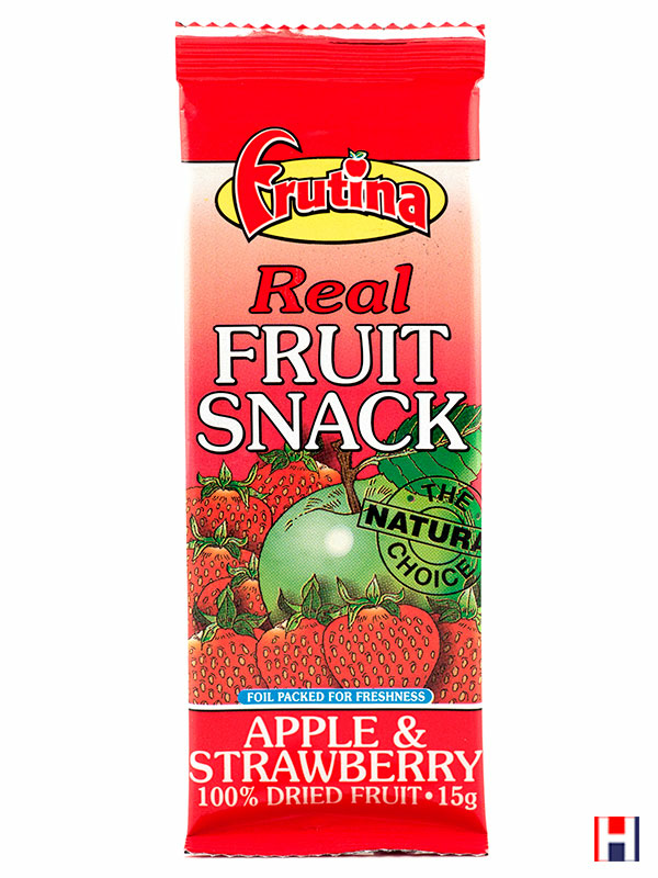 Real Fruit Snack Apple & Strawberry (Frutina) | Healthy Supplies