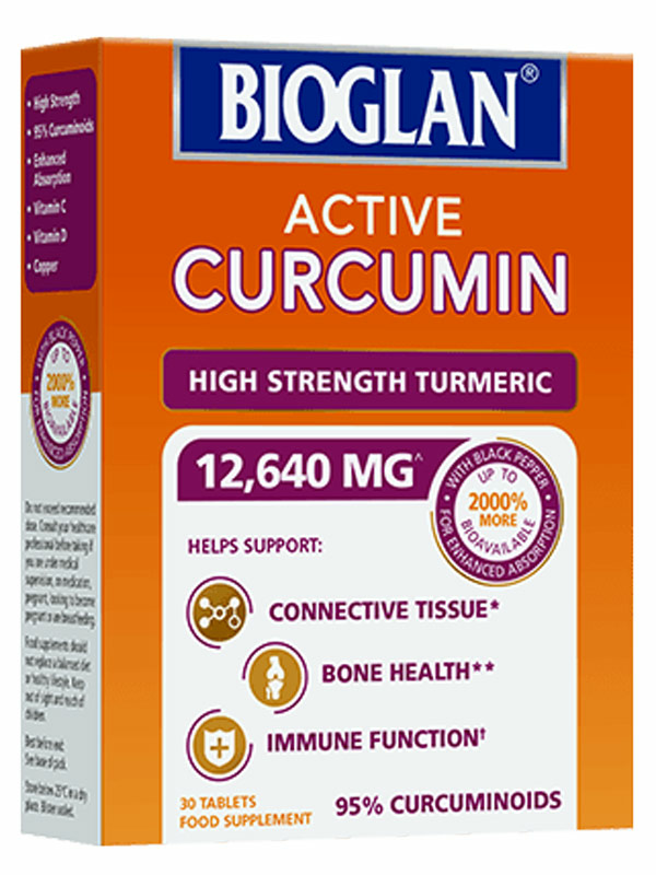 Active Curcumin, 30 Tablets (Bioglan) | Healthy Supplies