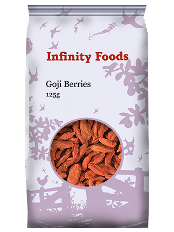 Goji Berries 125g (Infinity Foods) | Healthy Supplies