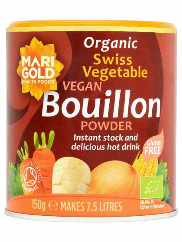 Swiss Vegetable Bouillon Powder, Organic 150g (Marigold) | Healthy Supplies