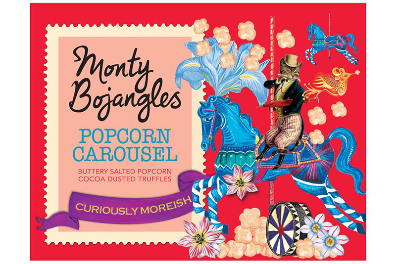 Popcorn Carousel Cocoa Dusted Truffles 150g (Monty Bojangles) | Healthy ...