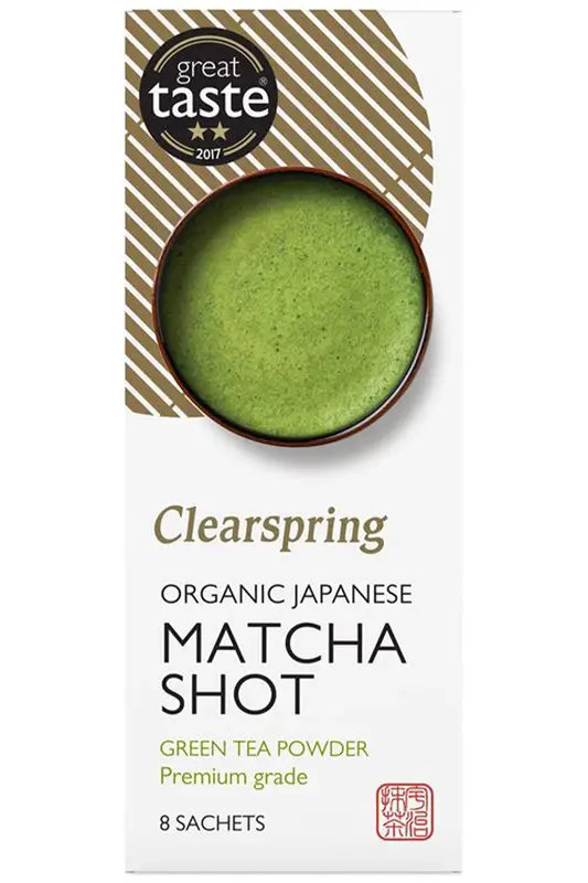 Matcha Shot - 8 Sachets, Organic (Clearspring) | Healthy Supplies