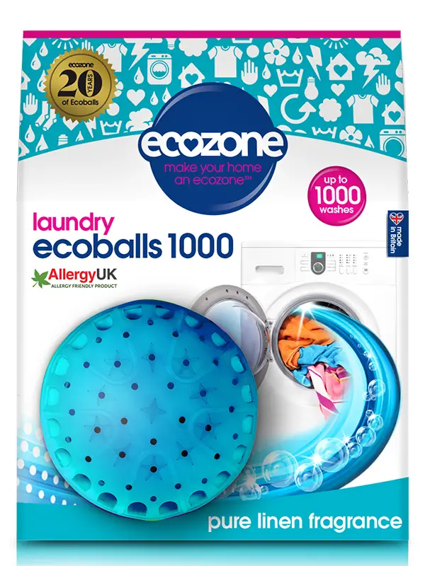 Pure Linen Ecoballs, 1000 Washes (Ecozone) | Healthy Supplies