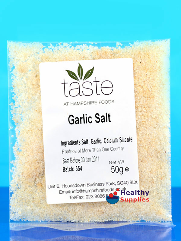 Hampshire Foods Garlic Salt 50g | Healthy Supplies
