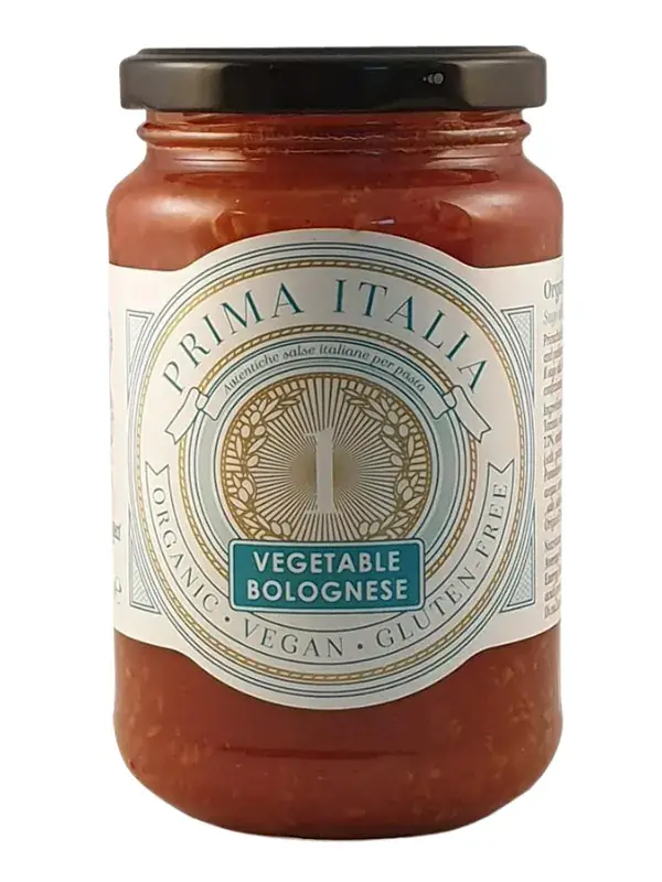 Organic Vegetable Bolognese Sauce 350g (Prima Italia) | Healthy Supplies