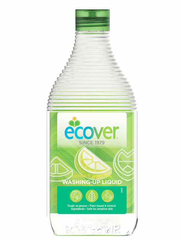 Washing Up Liquid - Lemon & Aloe Vera 450ml (Ecover) | Healthy Supplies
